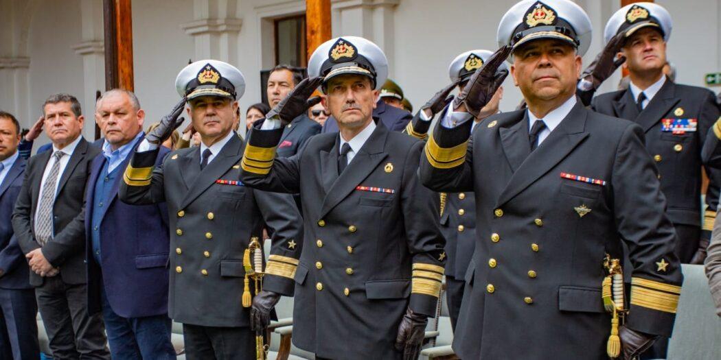 Cambio de mando de la comandancia en jefe de la primera zona naval ...