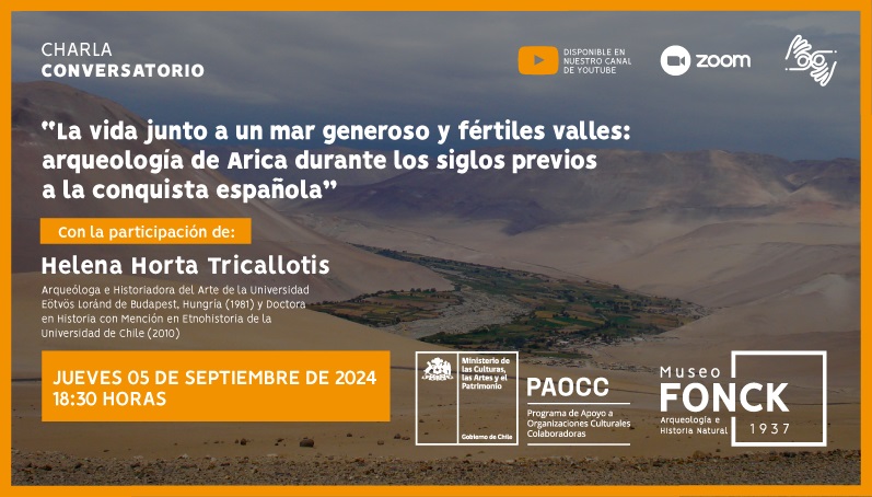 Charla conversatorio en Museo Fonck: «La vida junto a un mar generoso y ...