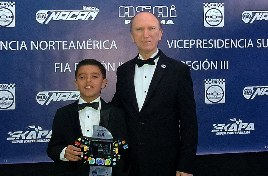 Karting: Bruno Miranda fue premiado por la FIA en Panamá – Radio Festival